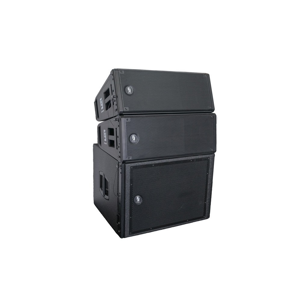 Sistema de som 2F modelo NODIS - Dual 10" active line array - topos